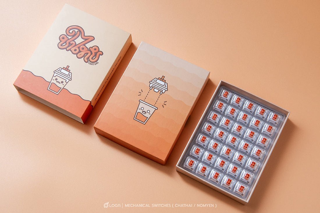 LOGA MECHANICAL KEYBOARD SWITCHES : NOMYEN / CHATHAI / NOMSOD (35 pcs ...
