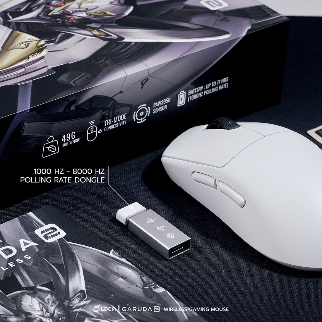 LOGA GARUDA 2 WIRELESS GAMING MOUSE – logaworldstore