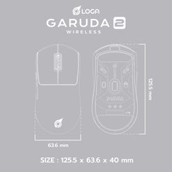 LOGA GARUDA 2 WIRELESS GAMING MOUSE – logaworldstore