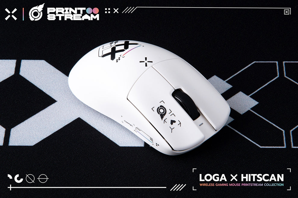 LOGA X HITSCAN Wireless Gaming Mouse (Printstream Collection ...